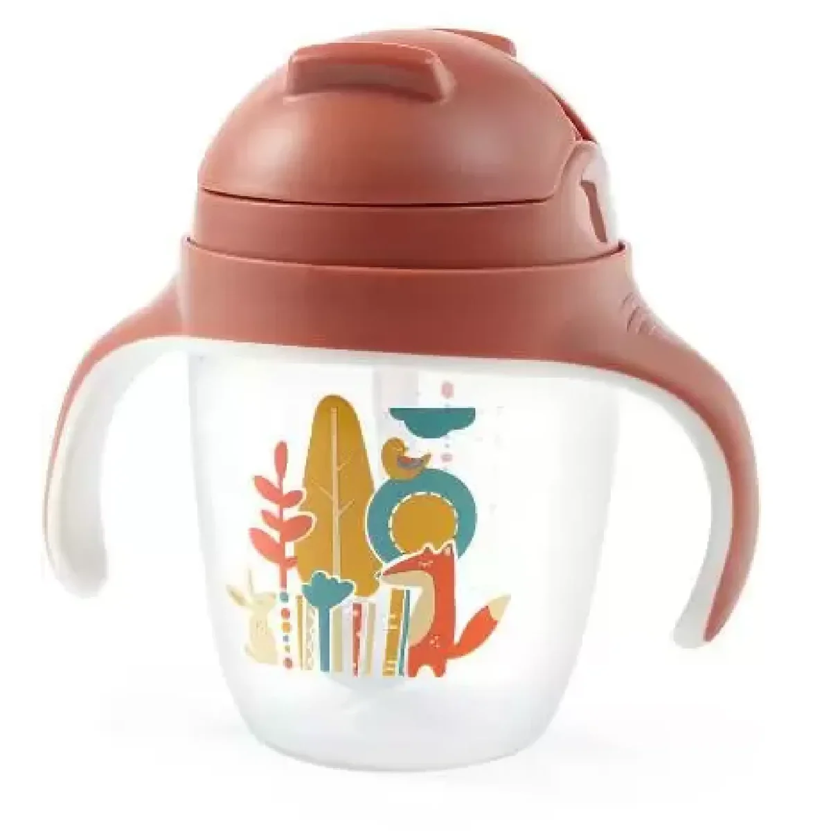 Babyono kubek niekapek z obciążoną słomką 6m +[1464/01], 240 ml - melisa.pl