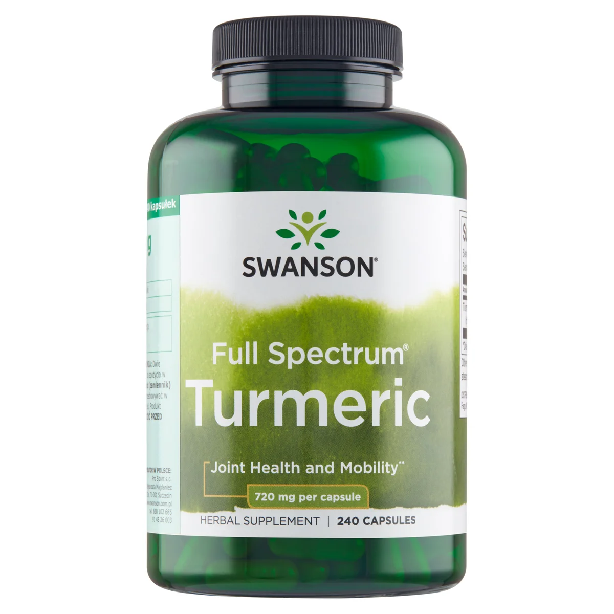 SWANSON Turmeric, kapsułki, 240 sztuk - wapteka.pl