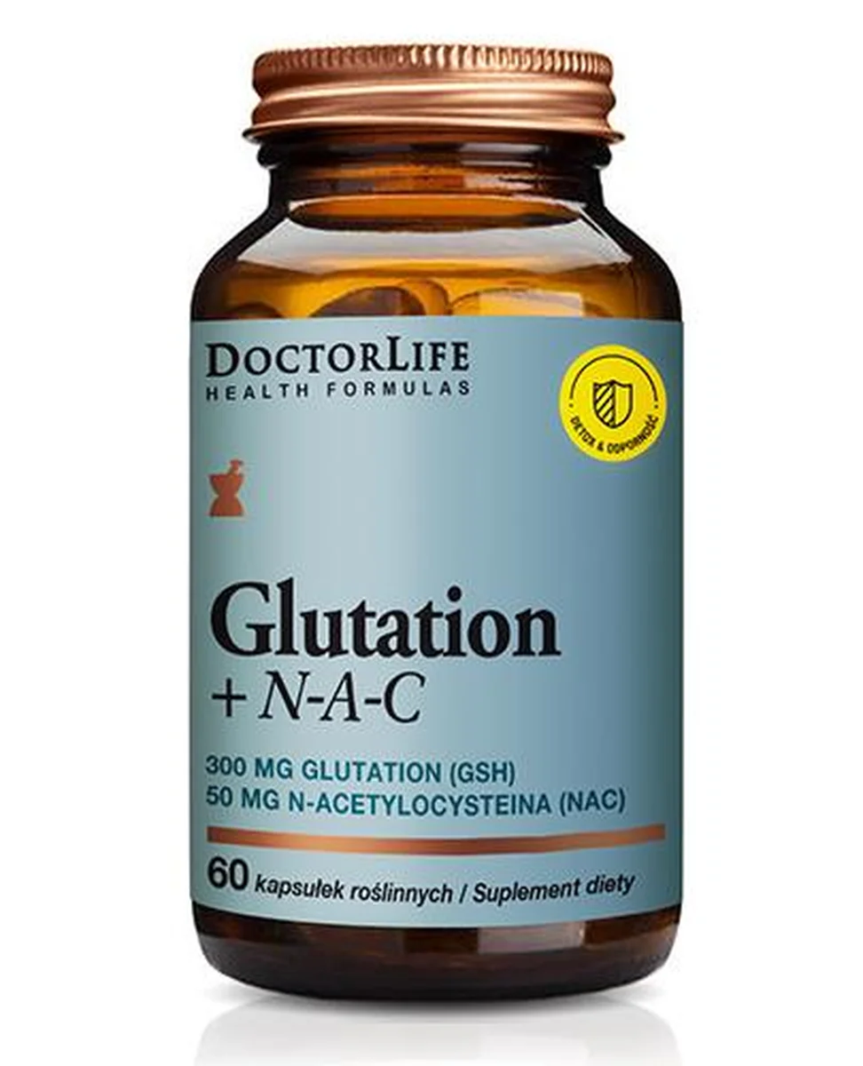 DoctorLife Glutation + N - A - C - 60 kaps. - cena, opinie, właściwości ...