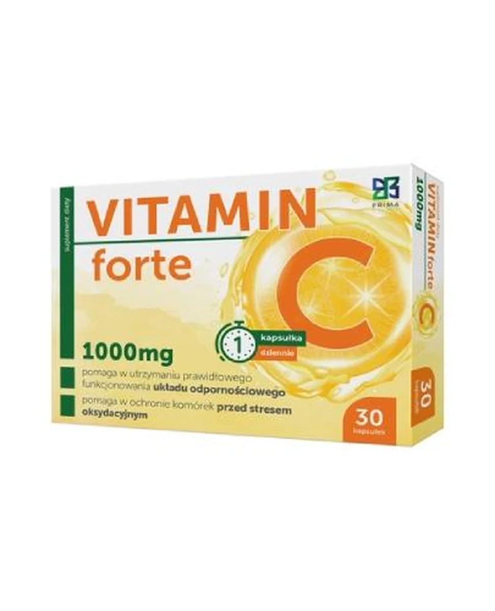 Vitamin C forte, 30 kapsułek - melisa.pl