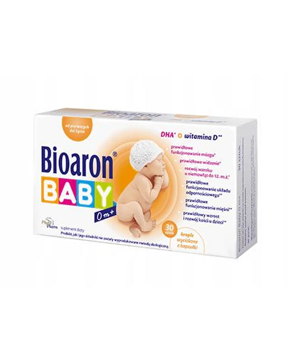 Bioaron Baby DHA od pierwszych dni życia 0m+ 30 kapsułek twist-off ...