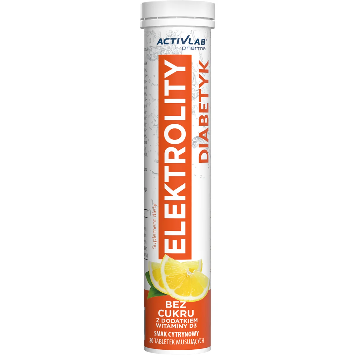 ActivLab Pharma, Elektrolity Diabetyk, smak cytrynowy, tabletki ...