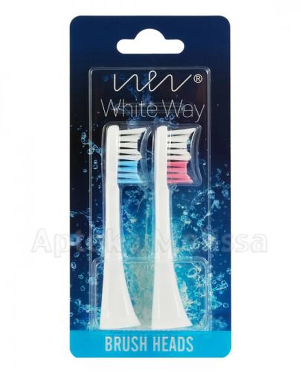 White Way WW-Sonic końcówki do szczoteczki sonicznej białe 2 sztuki ...