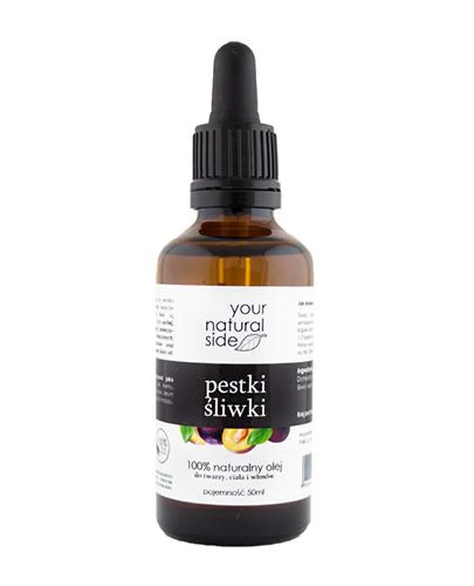 Your Natural Side Olej z pestek śliwki nierafinowany - 10 ml - cena, opinie, stosowanie - melisa.pl