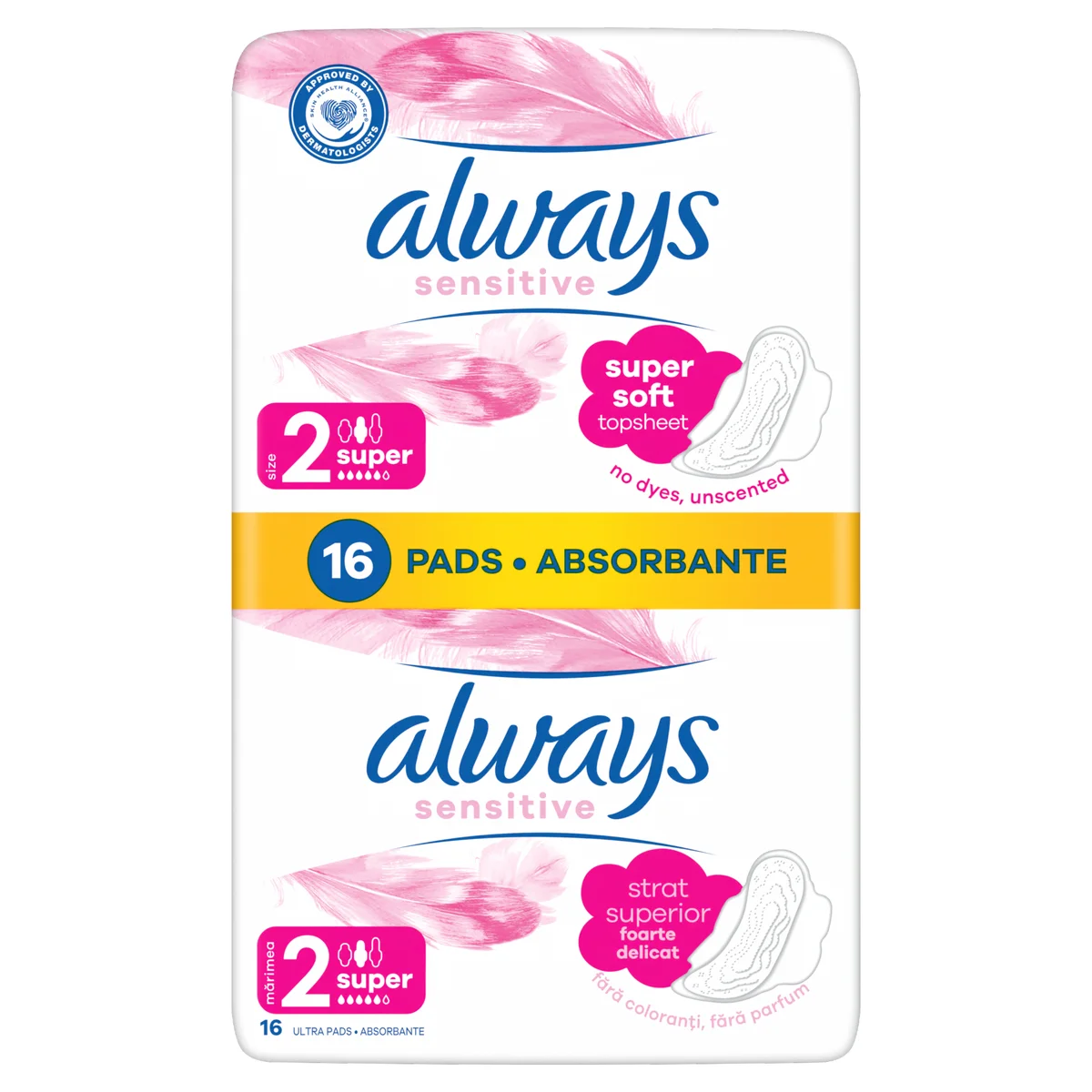 Always Ultra Sensitive Super Plus 2 podpaski 16 sztuk - wapteka.pl